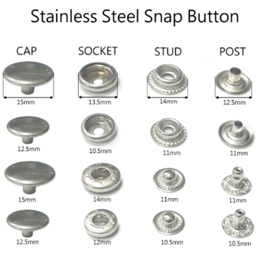 Stainless Steel Snap Button - Eyelet, Snap Button, Snap Hook Factory