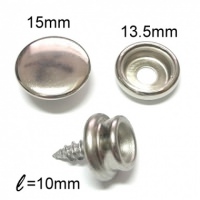 Snap button also known as a snap fastener , button fastener or spring ...
