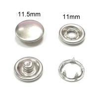 Snap button also known as a snap fastener , button fastener or spring ...